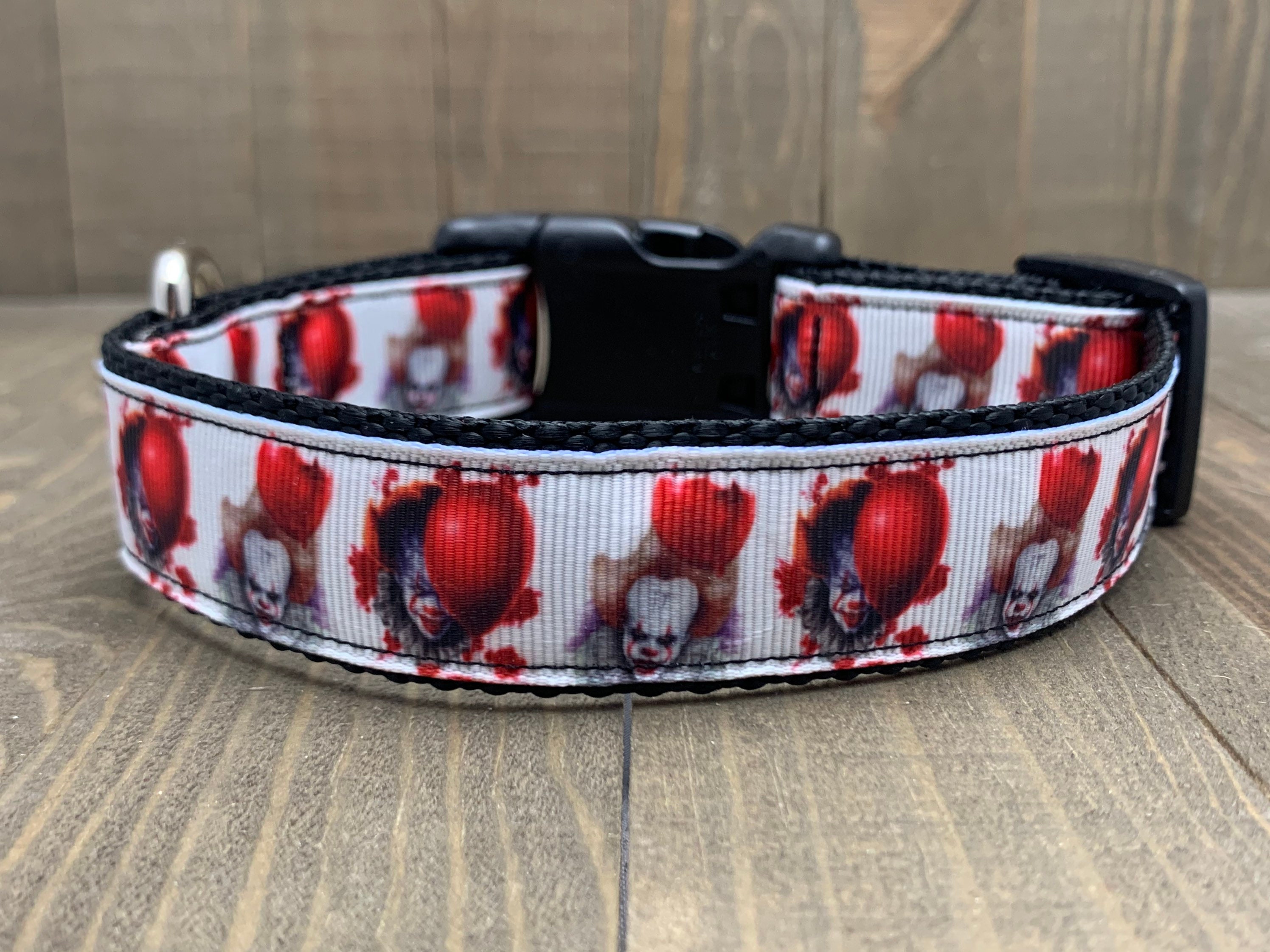 Pennywise IT Stephen King Horror Dog Collar | Etsy