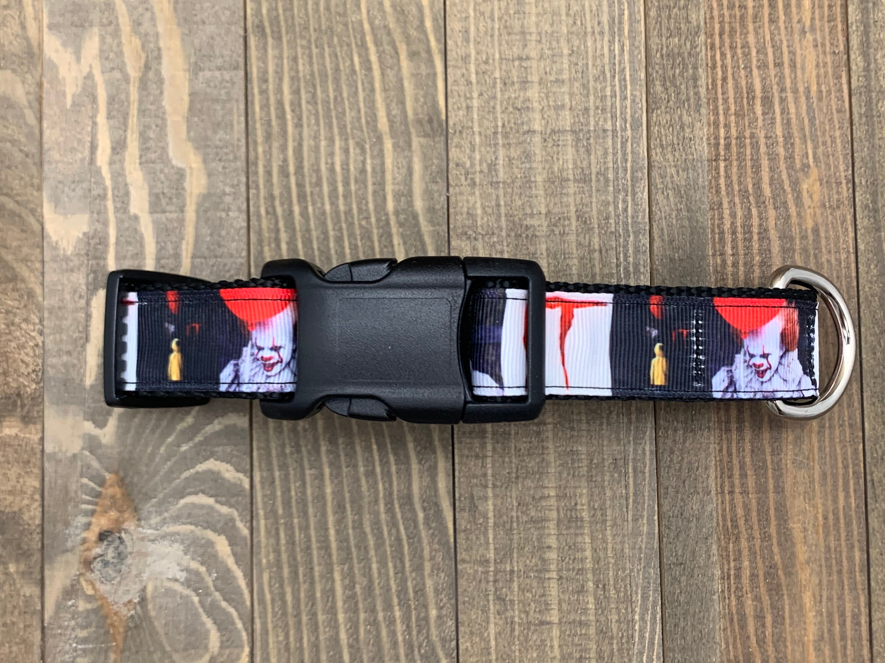 Pennywise IT Stephen King Horror Dog Collar - Etsy