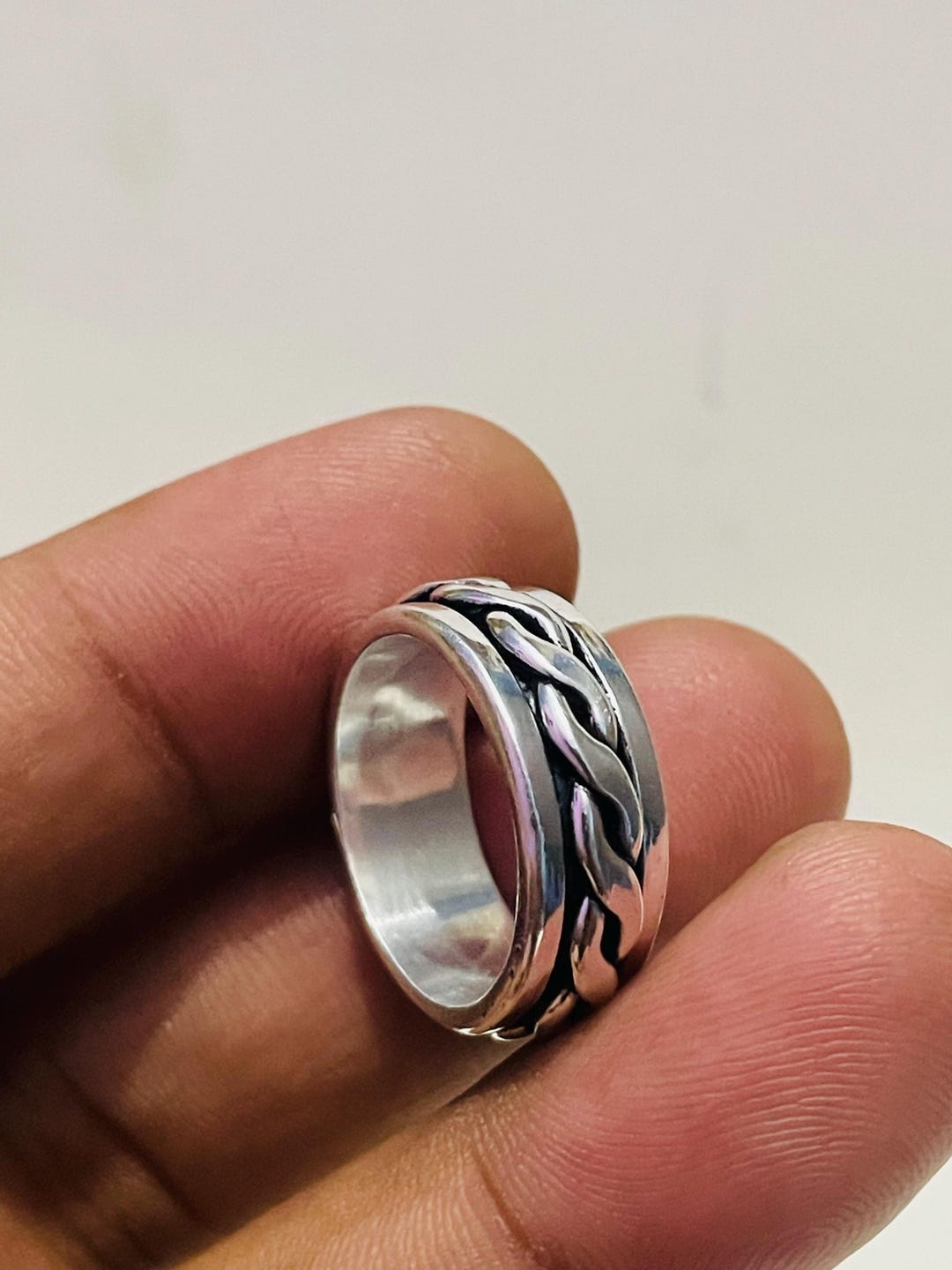 925 Silver Spin Ring, Celtic Spin Ring, Bali Spin Ring, Spinner Ring ...