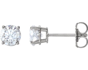 Lab Created Diamond Earrings - Etsy