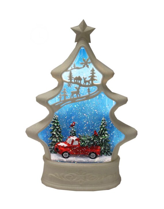 Liquid Christmas Ornaments With Lights