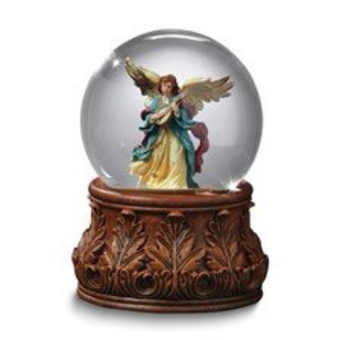 San Franciscto Music Box Angel Playing Mandolin Musical plays - Etsy
