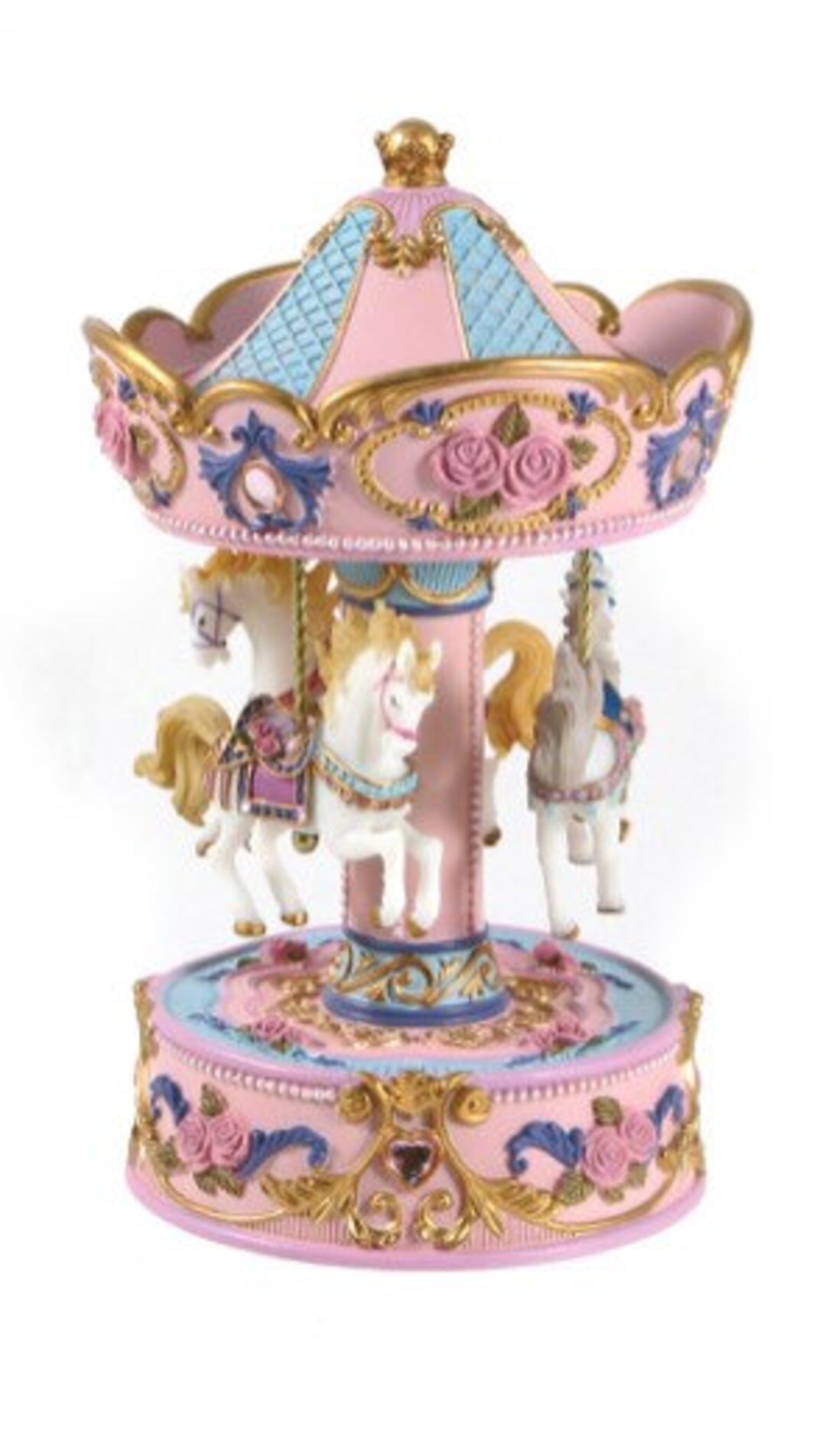 3 Horse Carousel - Etsy