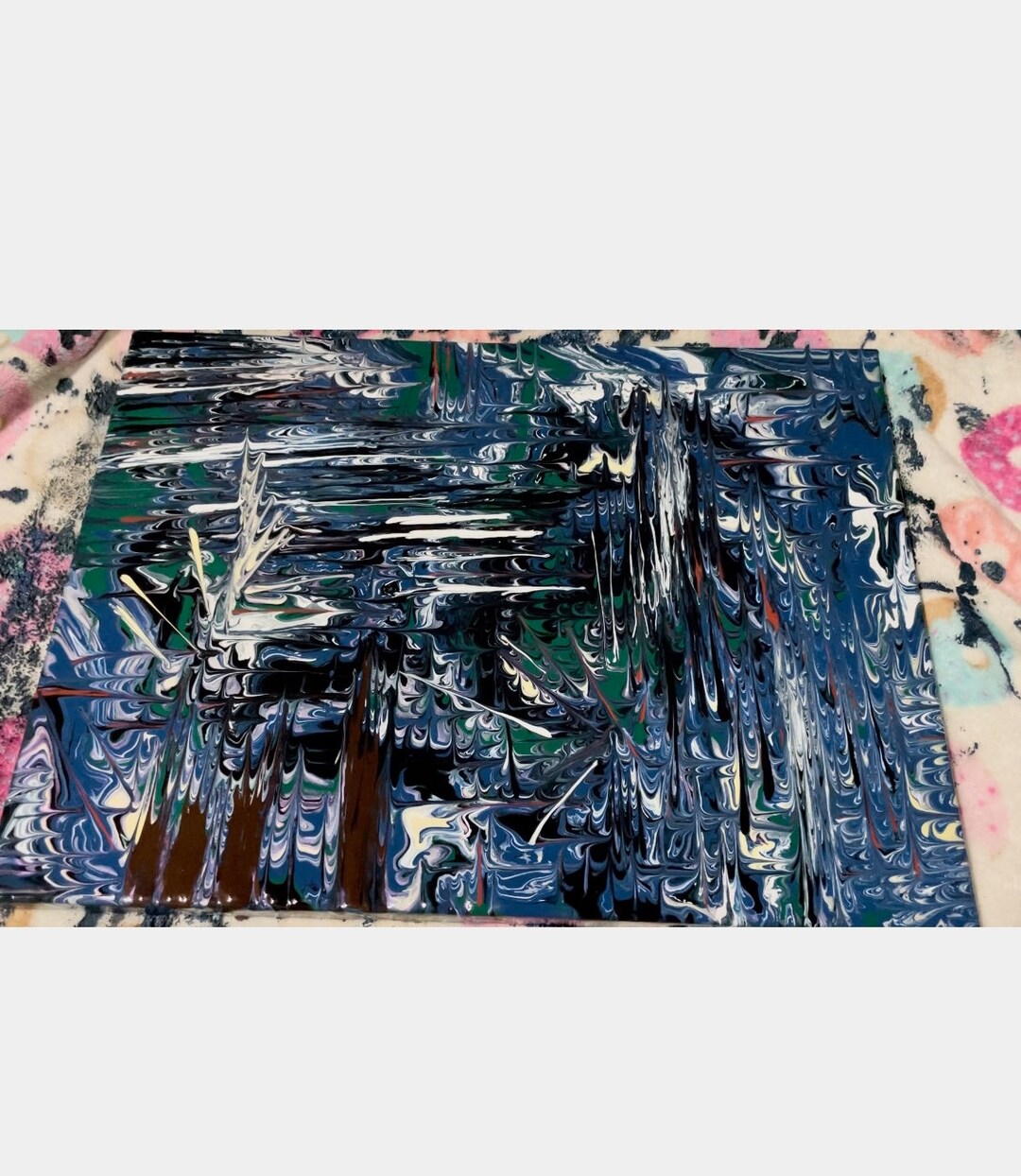 Drip Painting Abstract Wall Art - Etsy