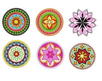 Mandala embroidery | Etsy