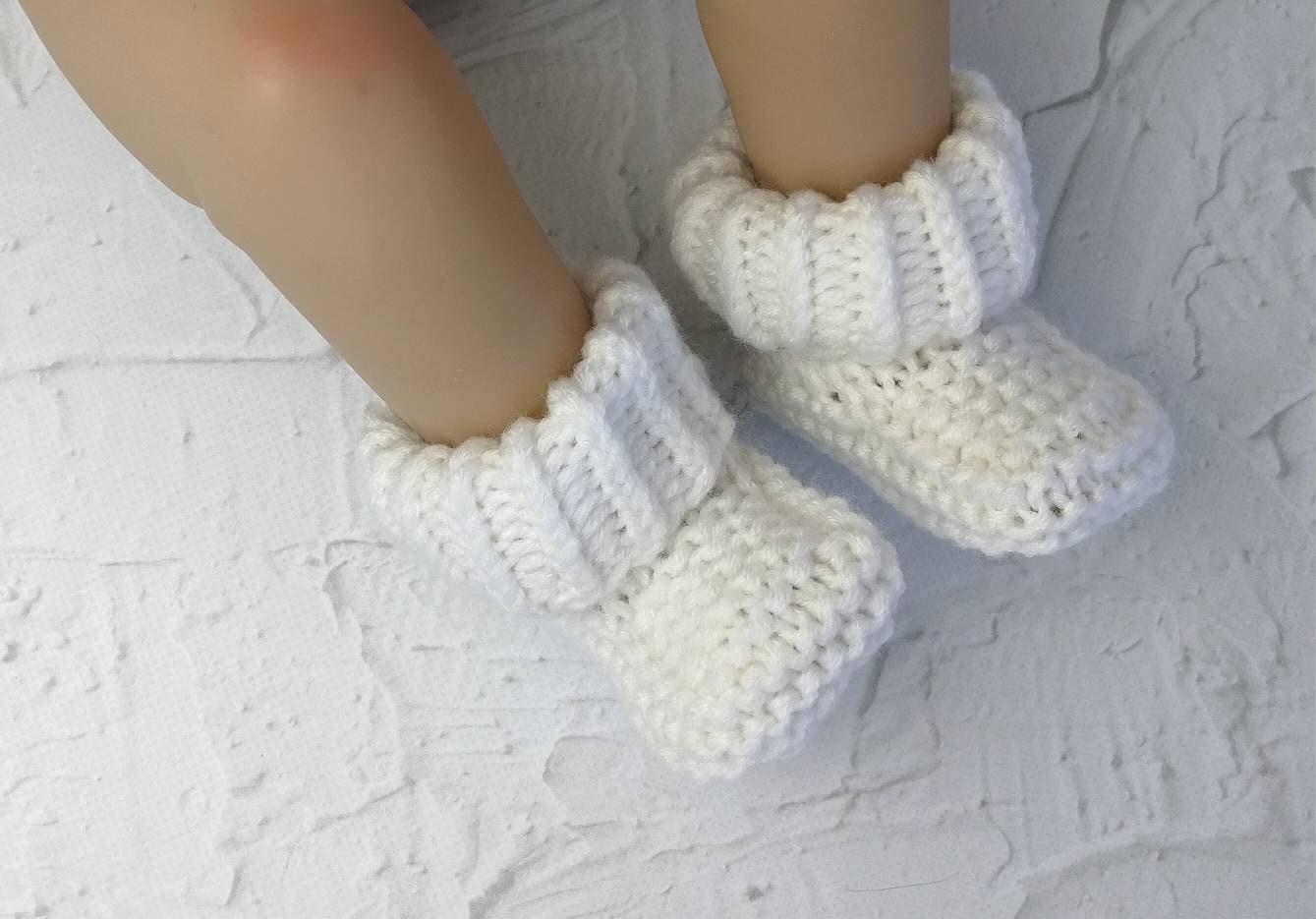 Bear Baby Romper and Booties Set Baby Girl Boy Knitted Jumpsuit Newborn ...