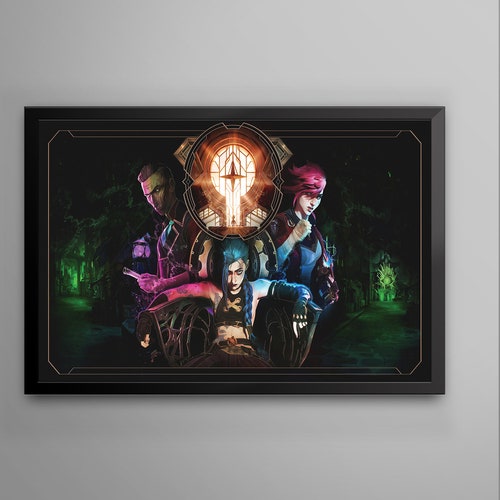 Digital Prints Art & Collectibles Prints Arcane Poster League of ...