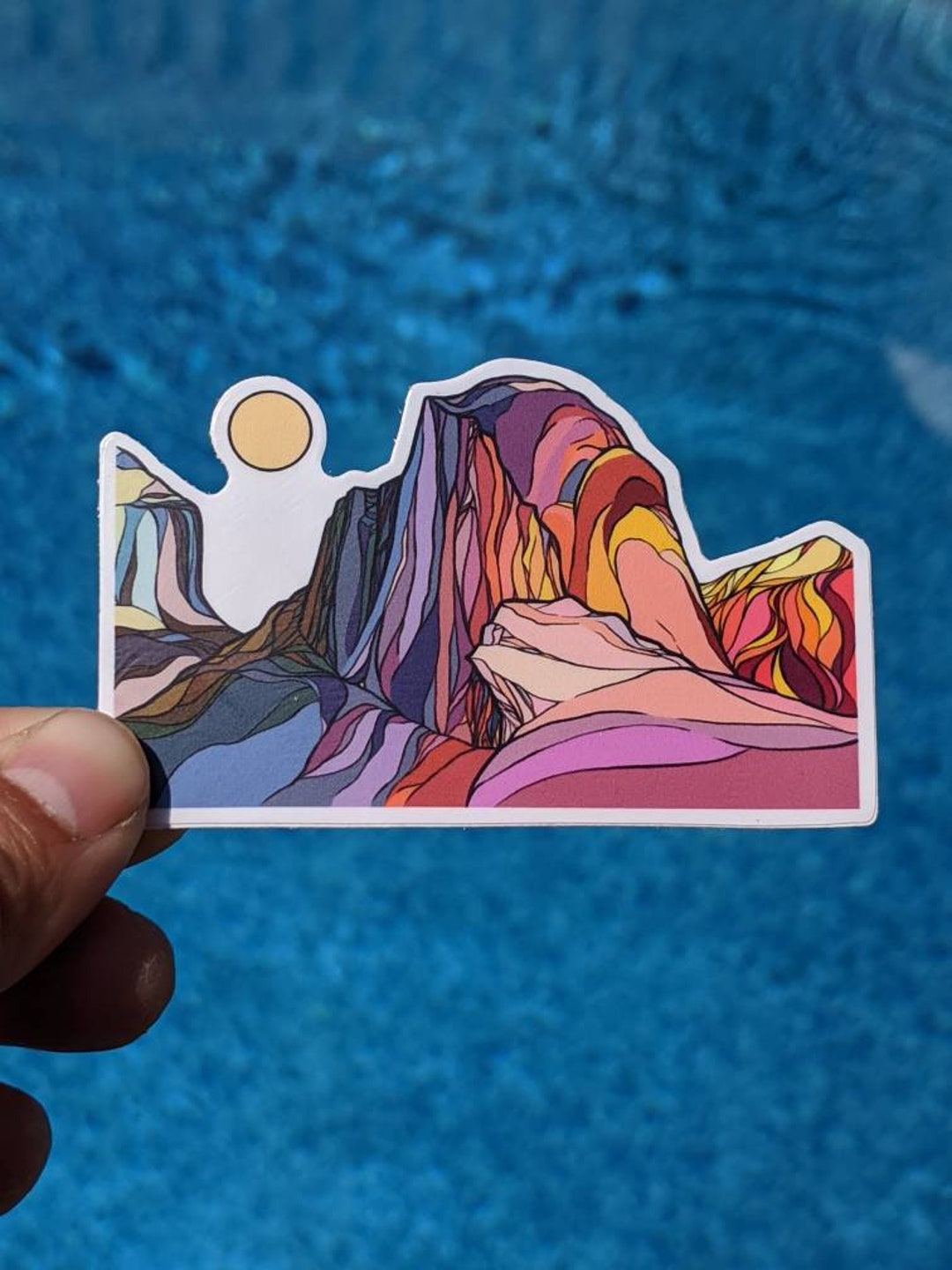 Half Dome: Yosemite Rock Climbing Sticker - Etsy
