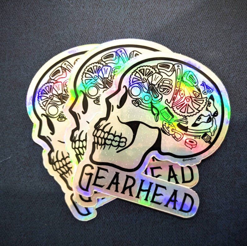 Gearhead: Holographic Rock Climbing Stickers - Etsy