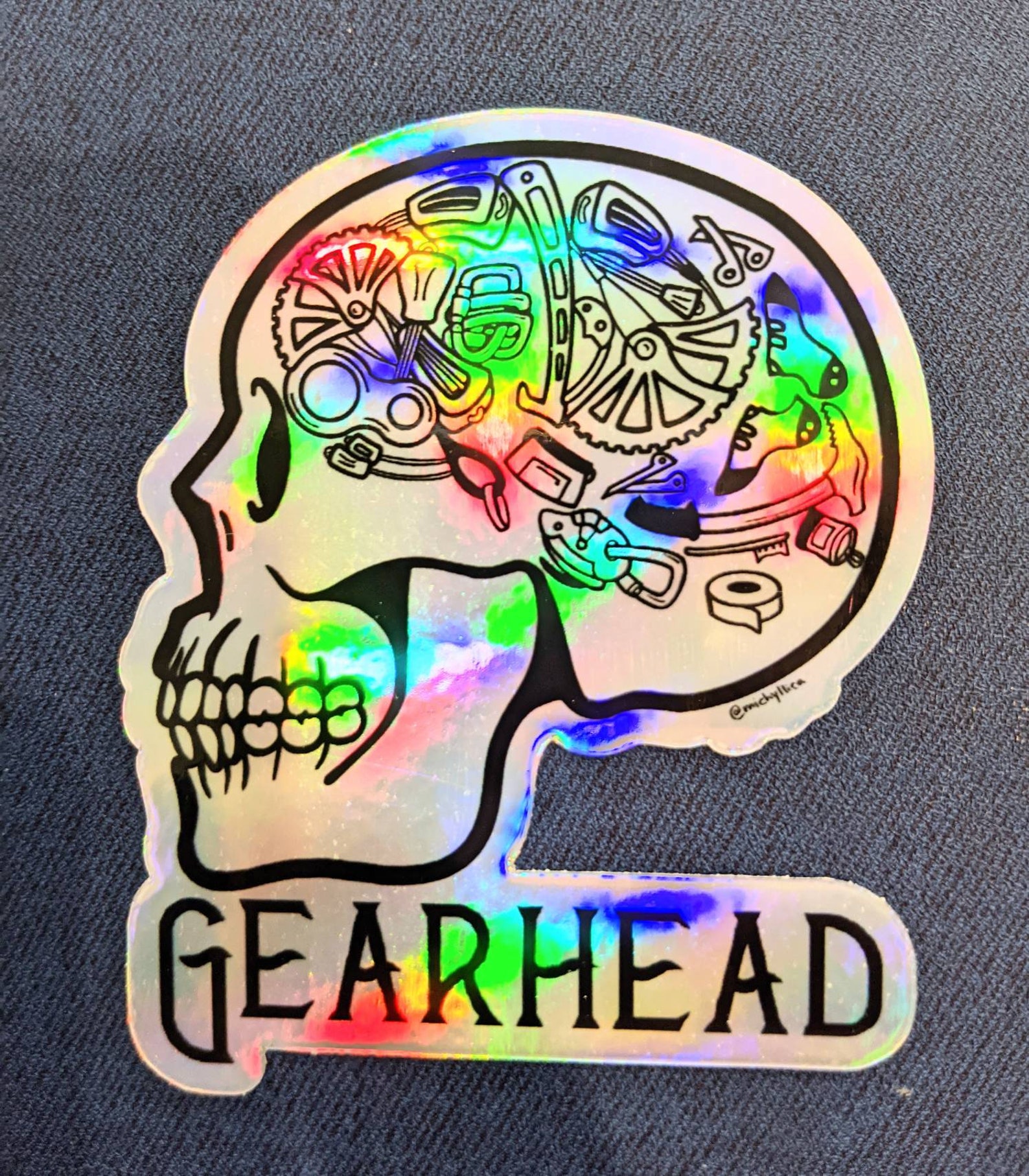 Gearhead: Holographic Rock Climbing Stickers - Etsy