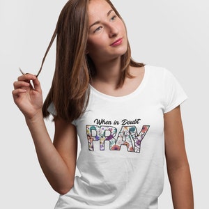Pray PNG , When in Doubt Pray Sublimation Designs Downloads, Christian ...