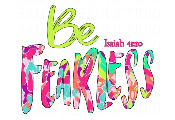 Be Fearless PNG Digital Download Digital Design | Etsy