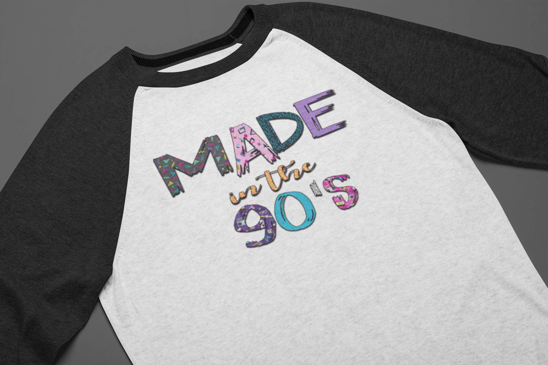 Made in the 90s PNG File Sublimation Designs Downloads 90s - Etsy