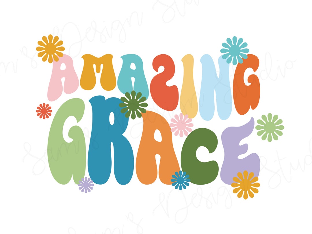 Amazing Grace Png , Retro Christian Png , Groovy Christian Png ...