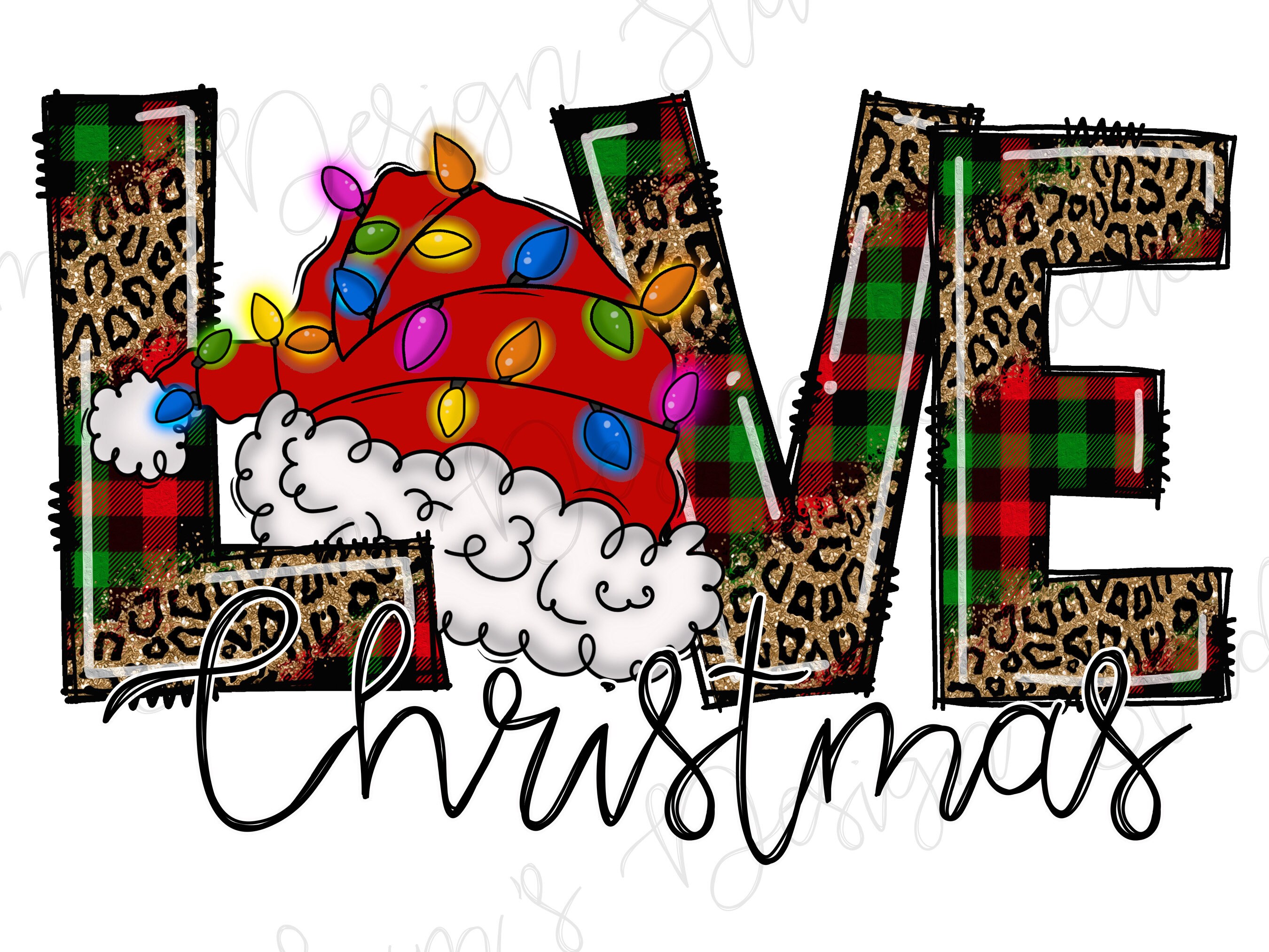 Christmas Sublimation Designs Downloads Santa Hat PNG Files - Etsy