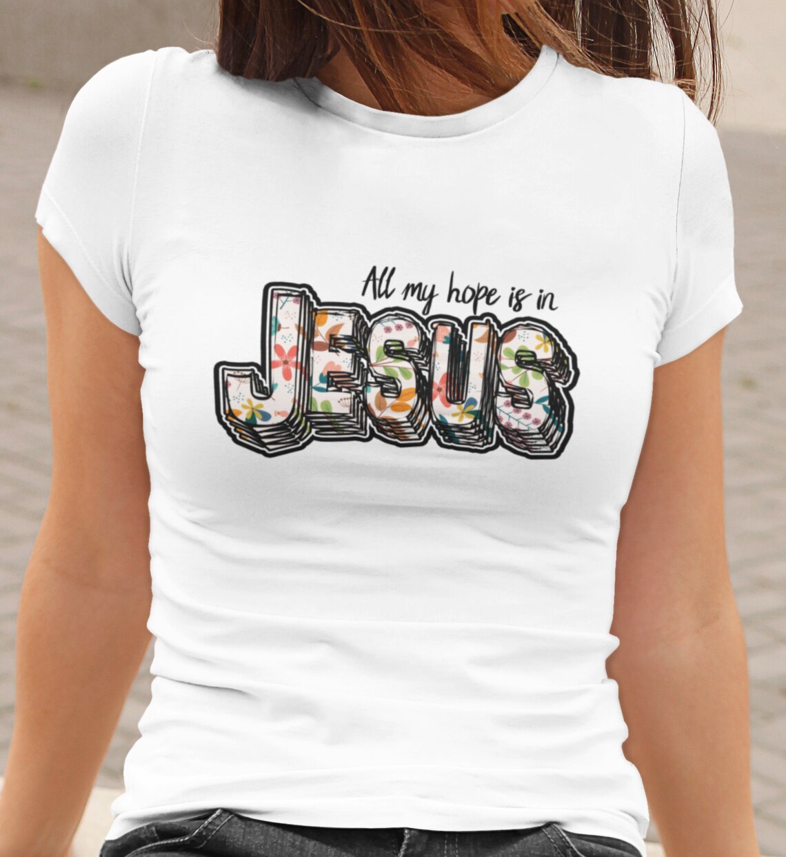 Jesus PNG Jesus Sublimation Designs Downloads All My Hope | Etsy
