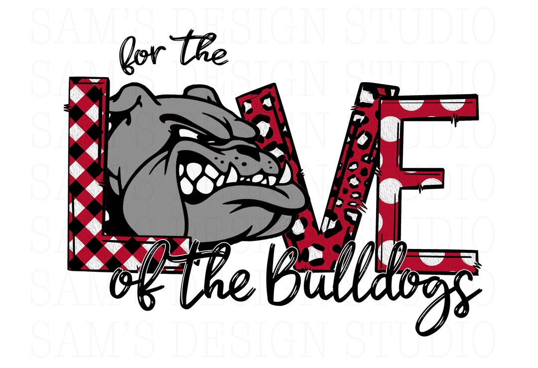 Red Bulldogs PNG: Sublimation Design (digital Download) - Etsy