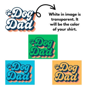 Retro Dog Dad PNG for Shirts, Dog Dad Sublimation Design, Pet Lover ...