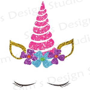 Unicorn Clip Art , Unicorn PNG File , Unicorn Face , Clipart , Unicorn ...