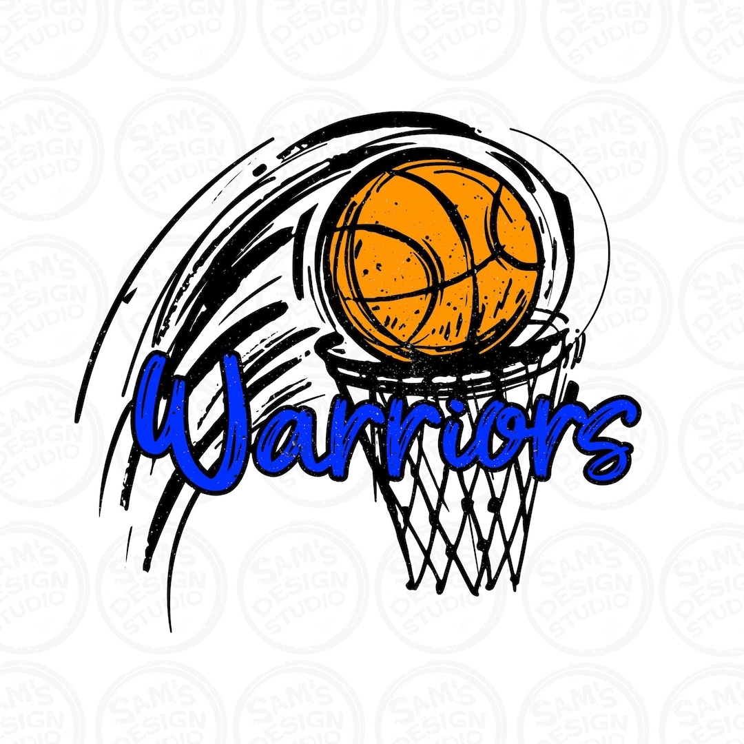 Blue Warriors Basketball Png Designs , Sublimation Designs - Etsy