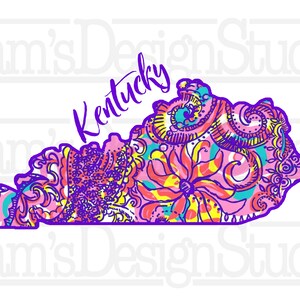 Purple Kentucky Sublimation Designs Downloads , KY PNG , Kentucky State ...