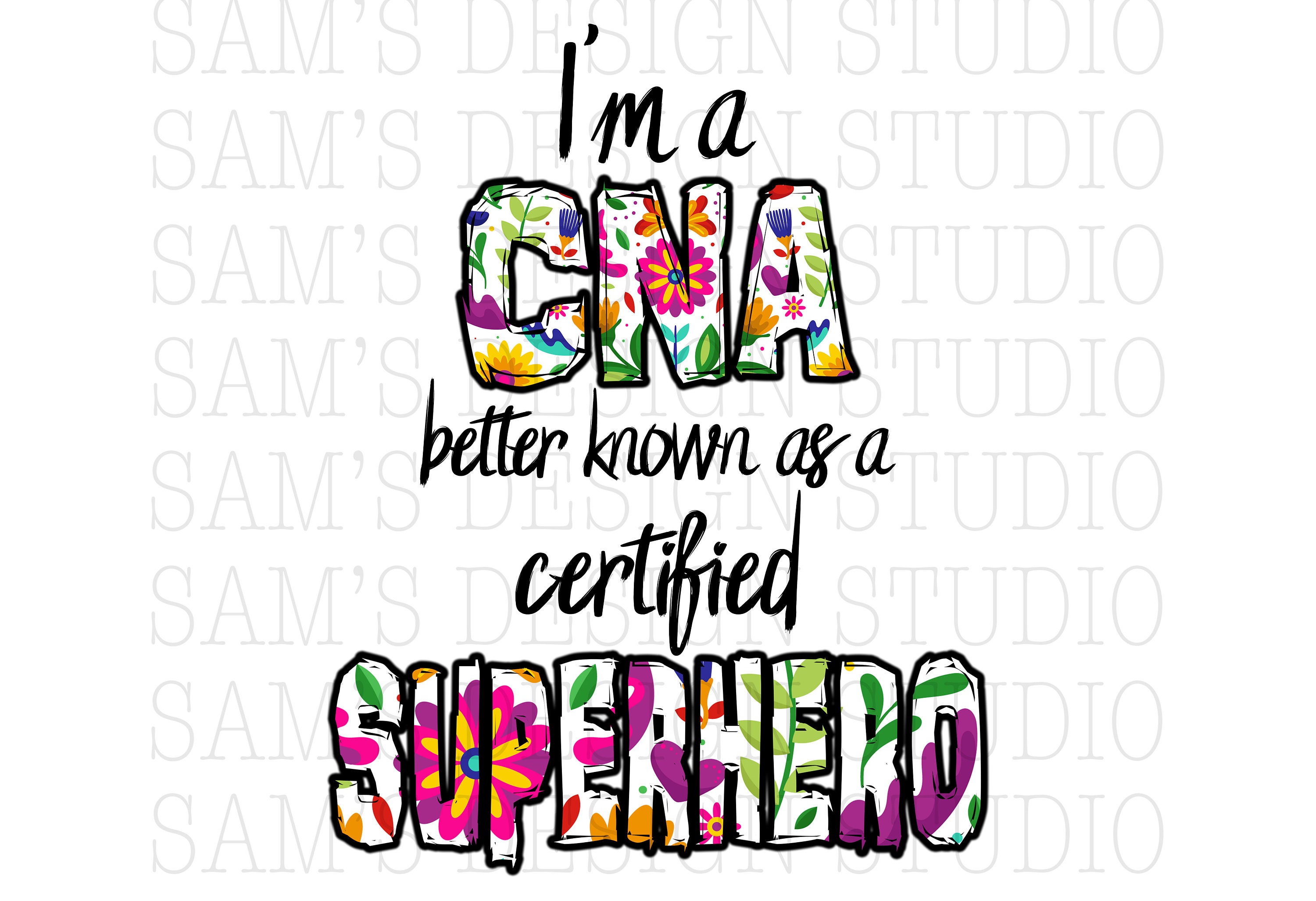 CNA PNG CNA Sublimation Digital Download Nurse Sublimation | Etsy