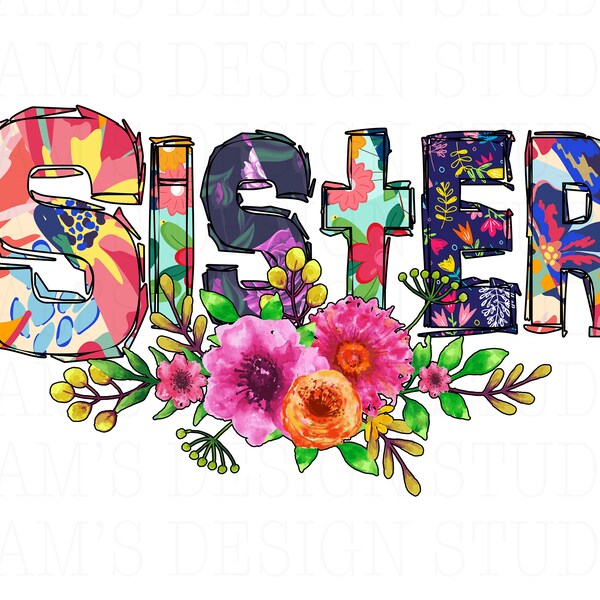 Sister Sublimation Designs - Etsy