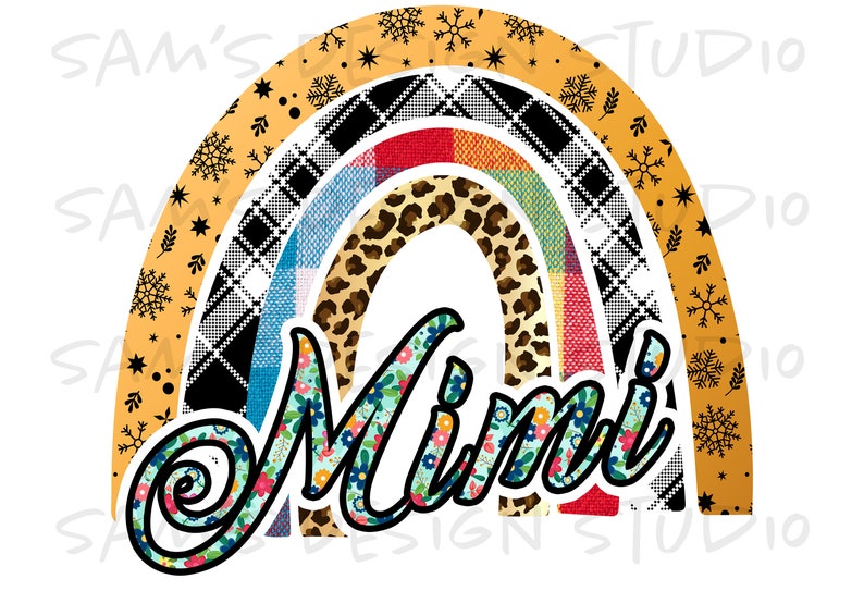 Mimi PNG Mimi Rainbow Sublimation PNG Mimi Sublimation - Etsy