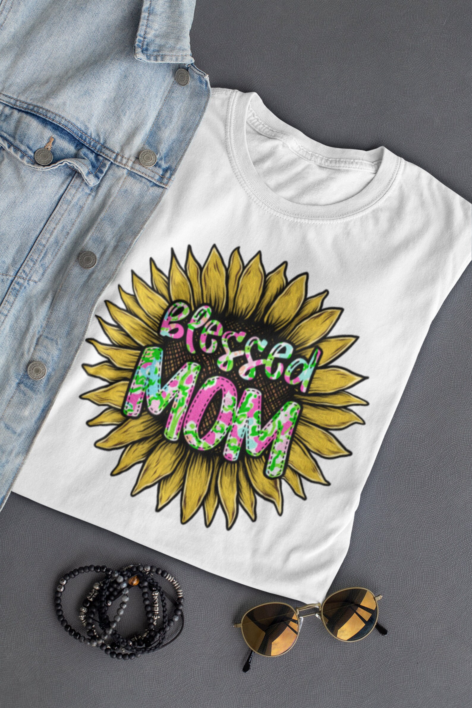 Blessed Mom PNG Mom Sublimation Designs Downloads Mom PNG - Etsy