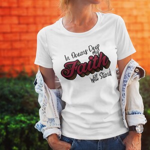 Retro in Oceans Deep My Faith Will Stand Sublimation Designs Downloads ...