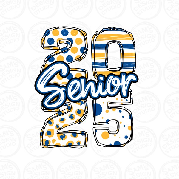Senior 2025 in Blue - Etsy