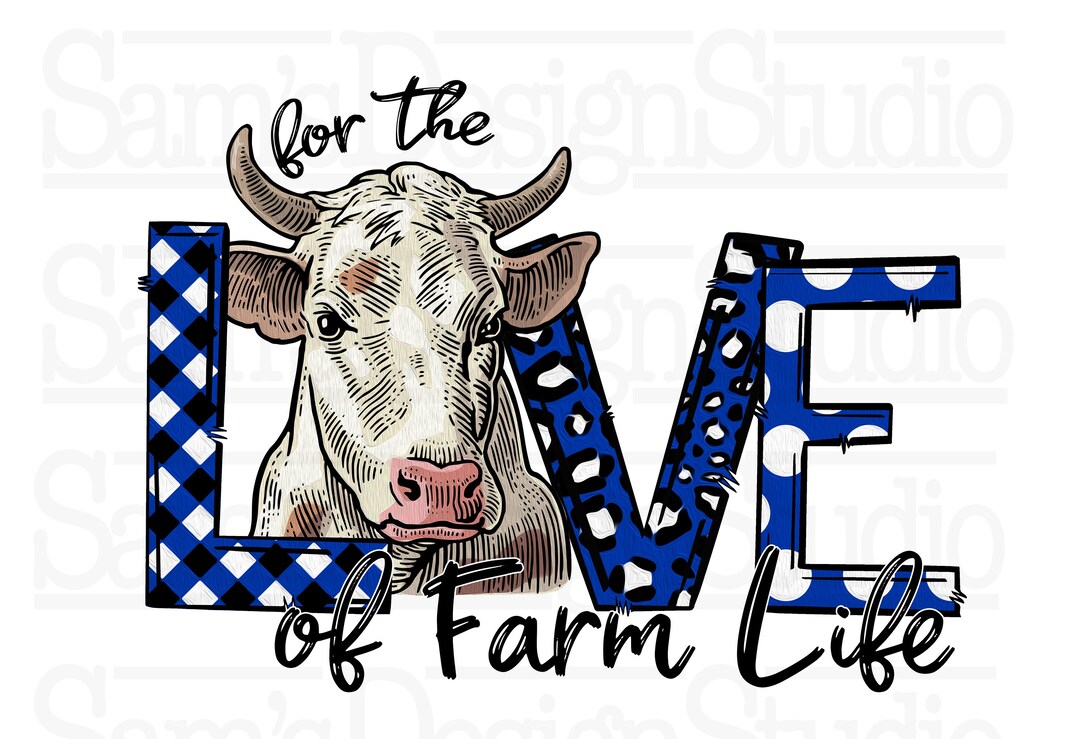 Cow PNG Sublimation , Farm Life Sublimation Designs Downloads , Farm ...