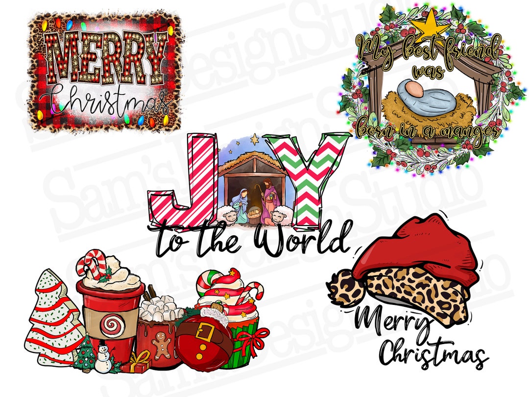 Christmas Sublimation Bundle , Sublimation Designs Downloads ...