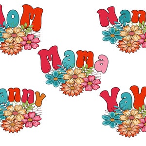 Retro Mothers Day Png Bundle / Mother's Day Bundle Png / 16 Designs ...