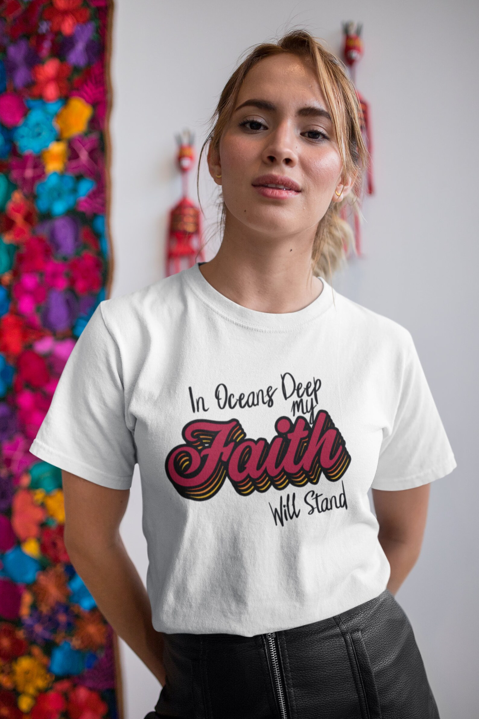 Retro in Oceans Deep My Faith Will Stand Sublimation Designs - Etsy