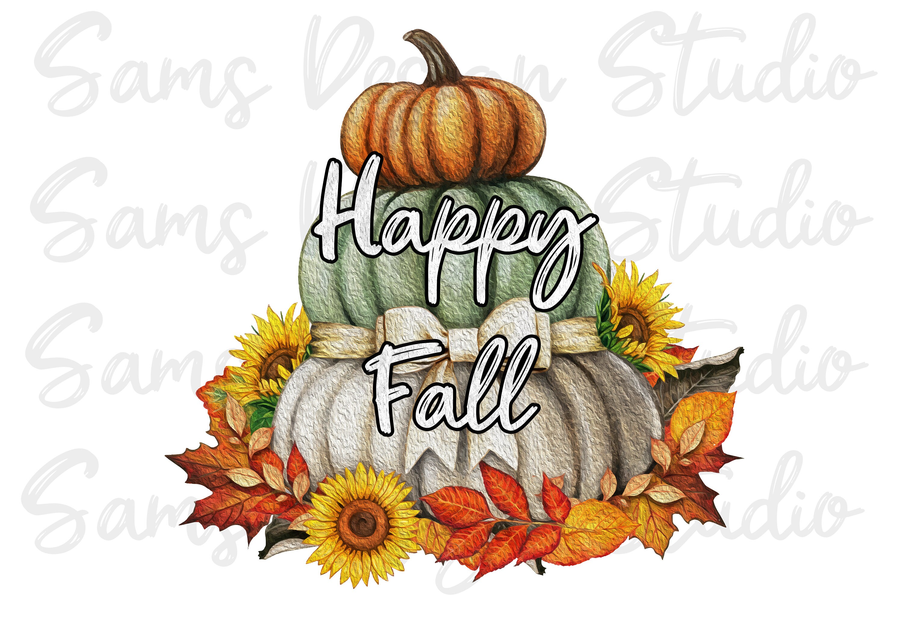Happy Fall PNG Fall Sublimation Designs Downloads - Etsy