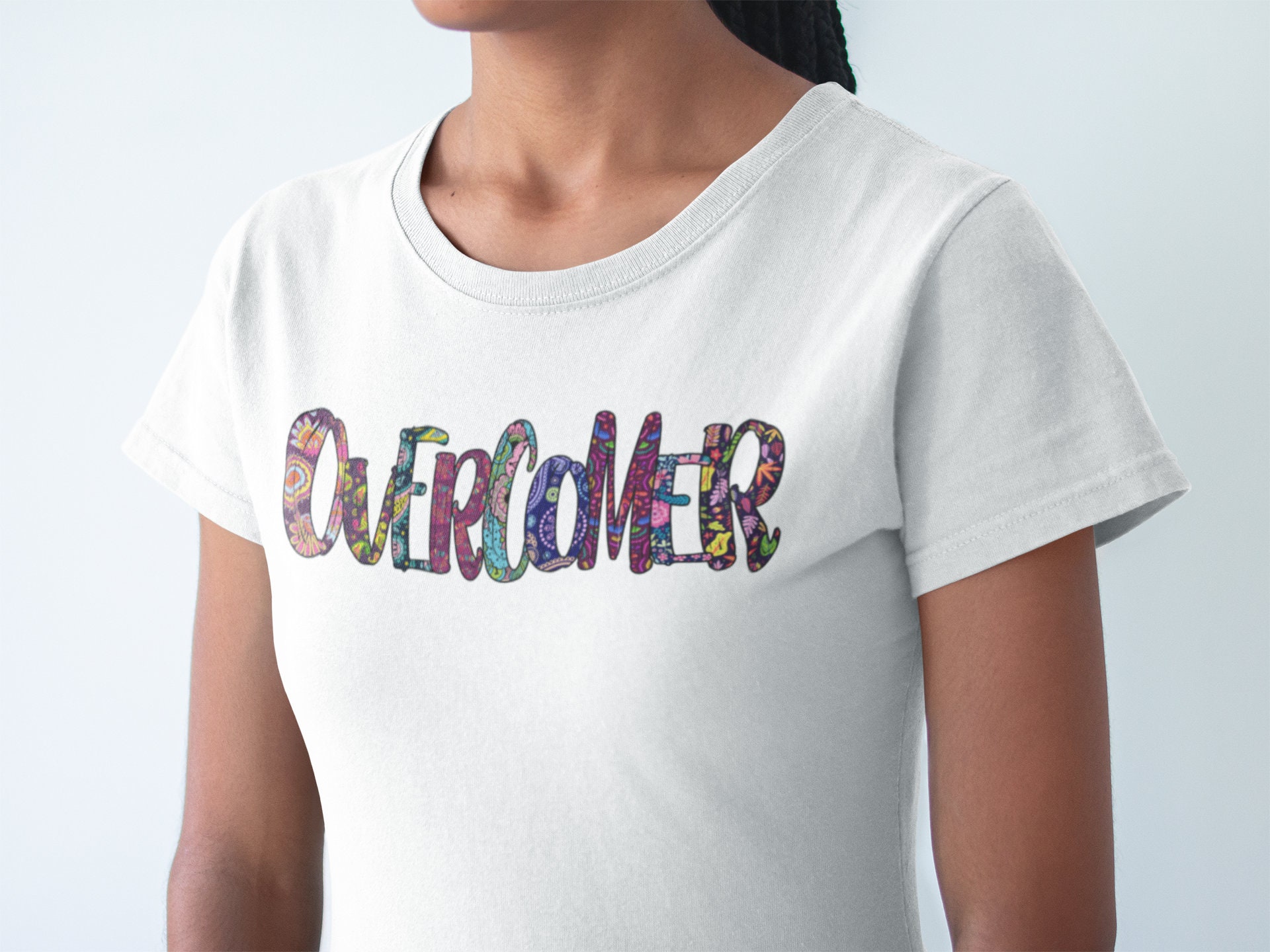 Overcomer PNG Sublimation Designs Downloads T Shirt Design | Etsy