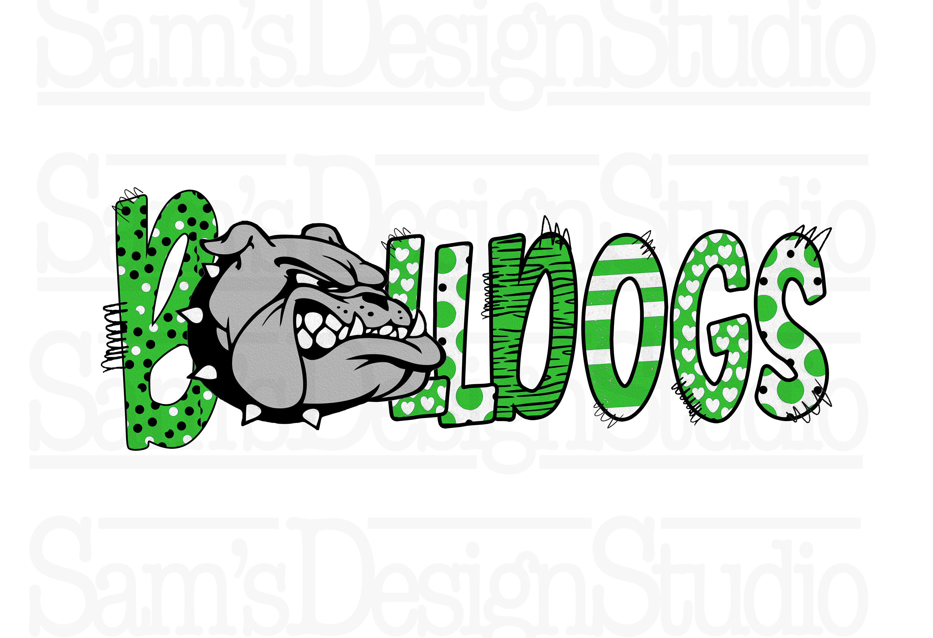 Green Bulldogs Logo