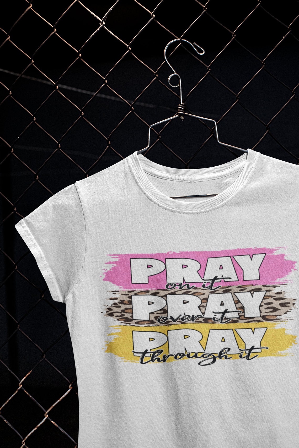Christian PNG / Pray on It Pray Over It Pray Through It / - Etsy