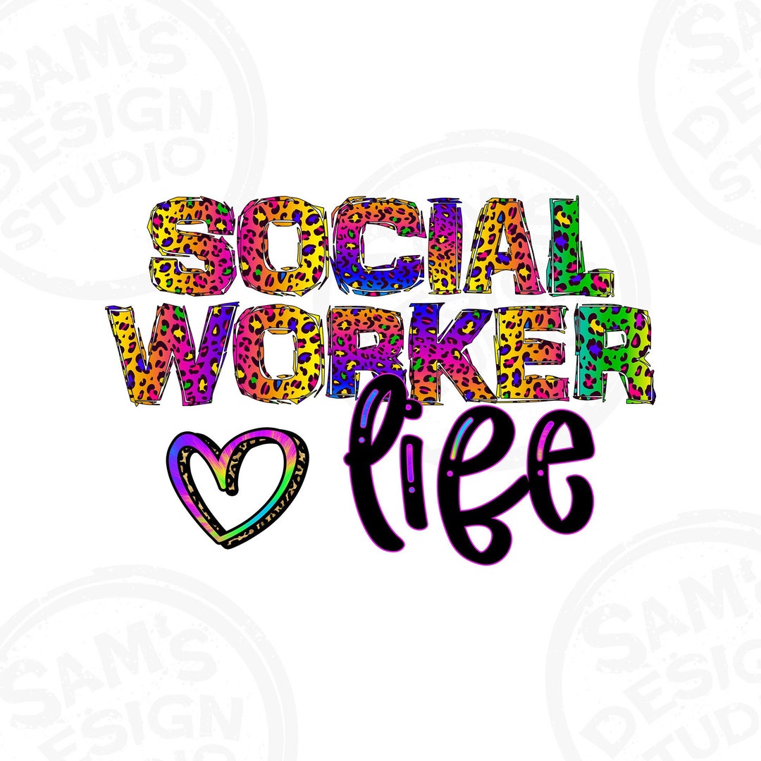Social Worker Life Png , Great for Sublimation or DTF - Etsy