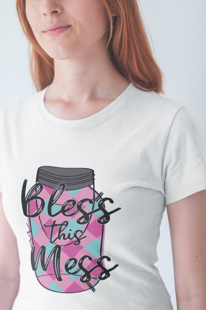 Bless This Mess PNG Mason Jar Sublimation Designs Downloads - Etsy