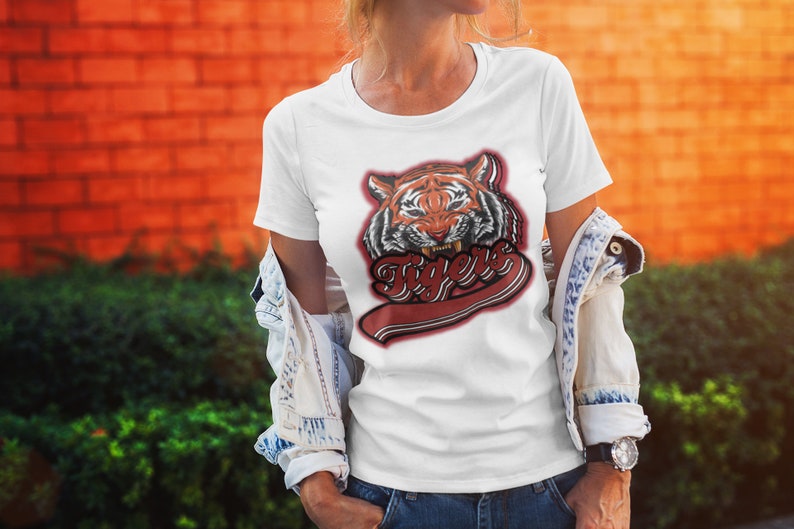 Red Tigers Logo PNG Sublimation Designs Downloads Red | Etsy