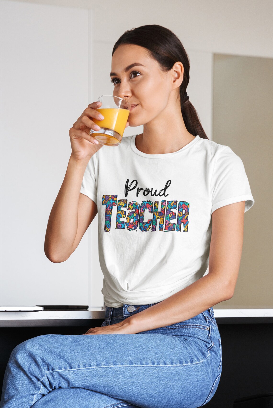 Proud Teacher PNG Back to School PNG Teacher Sublimation - Etsy