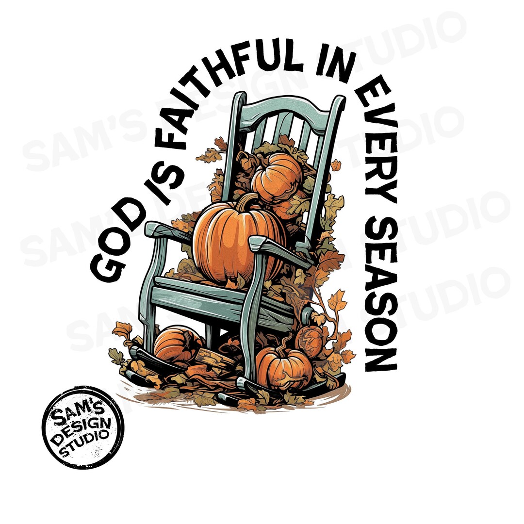 Christian PNG Fall Faith Based Sublimation Designs Rocking - Etsy