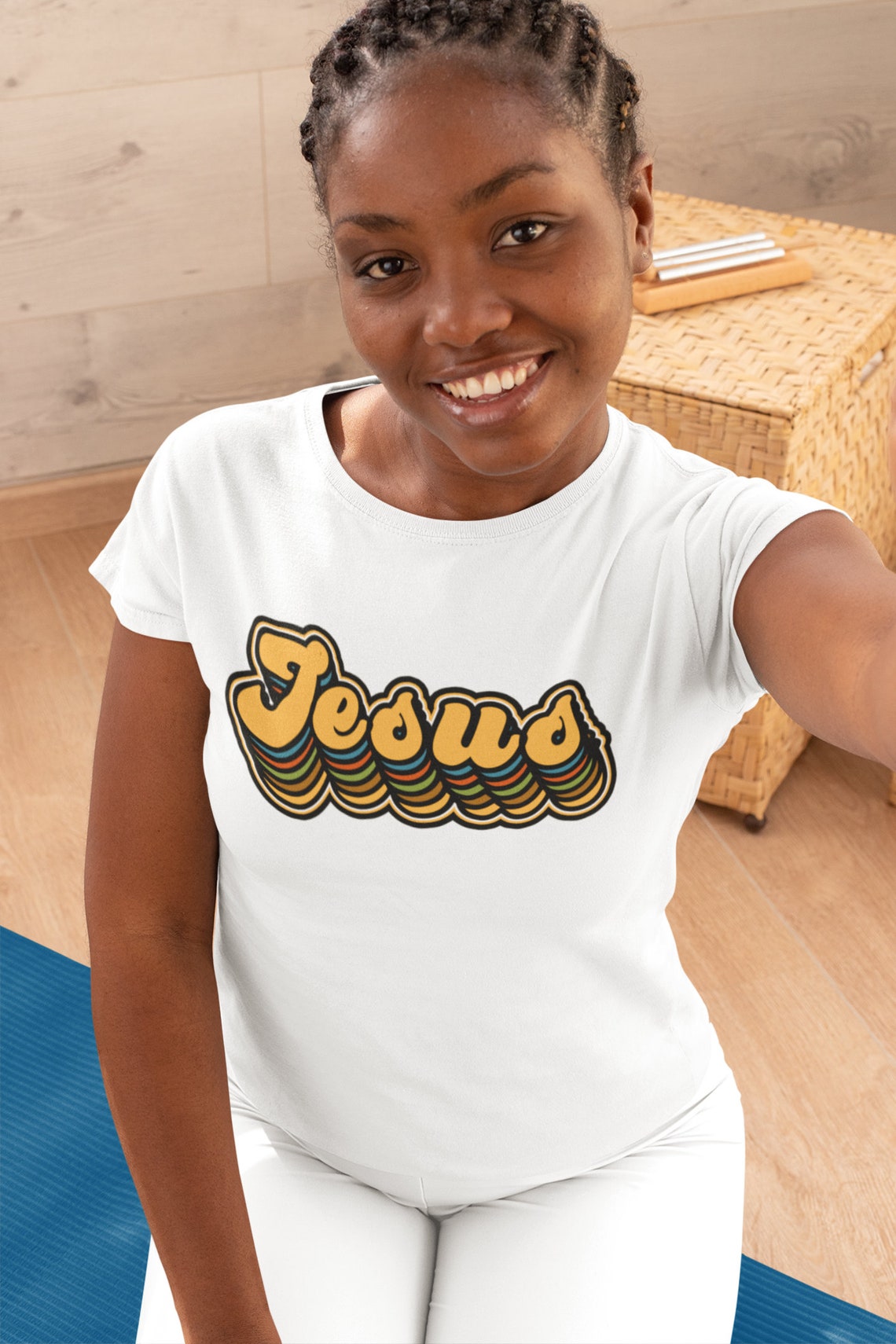 Jesus Sublimation Designs Downloads Jesus PNG Retro - Etsy