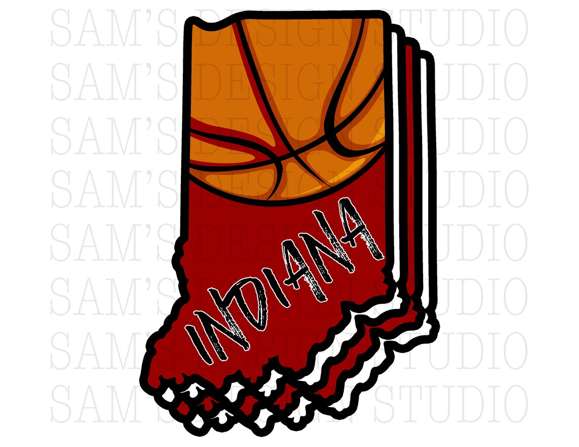 Indiana Basketball PNG Indiana Sublimation Designs Downloads - Etsy