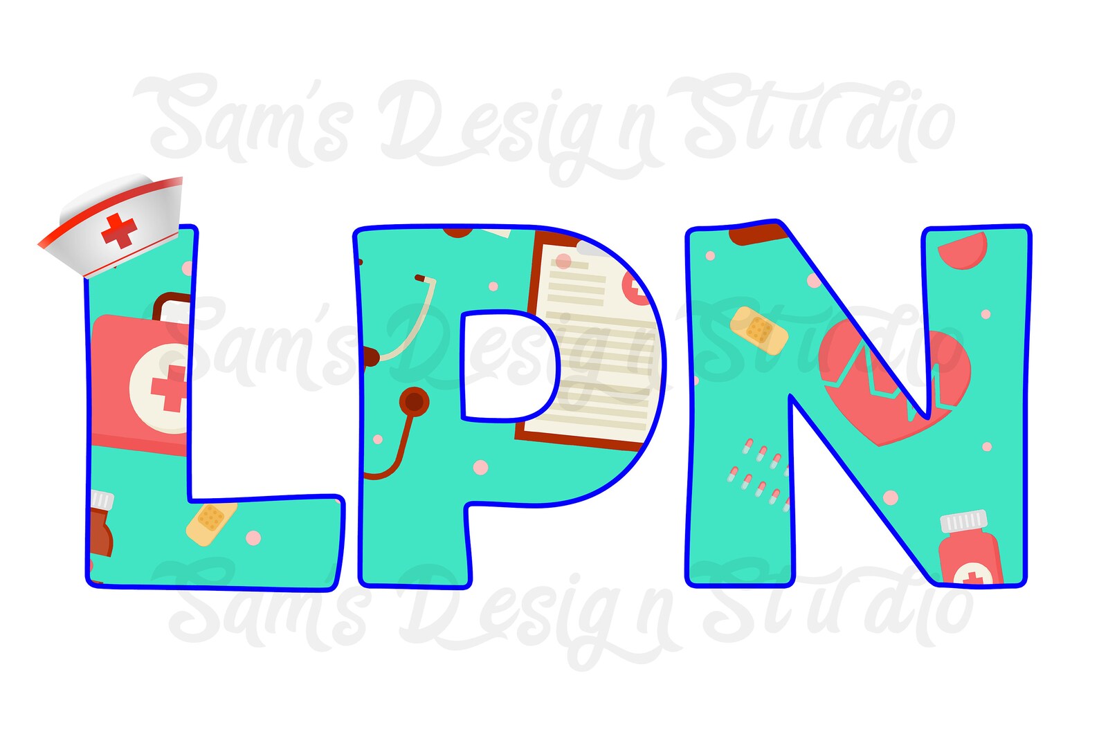 LPN Sublimation Designs Downloads LPN PNG Files for - Etsy