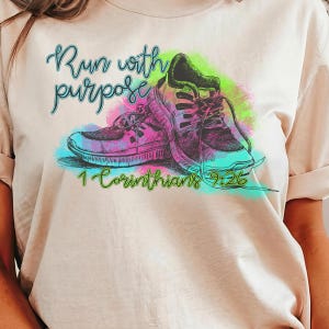 Run With Purpose PNG: Christian Sublimation Design (digital Download ...