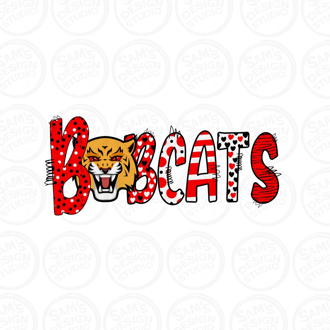 Red Bobcats Png , Sublimation Designs - Etsy