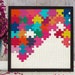 Colorful Puzzle Cross Stitch Pattern PDF, Easy Modern Xstitch Chart for ...